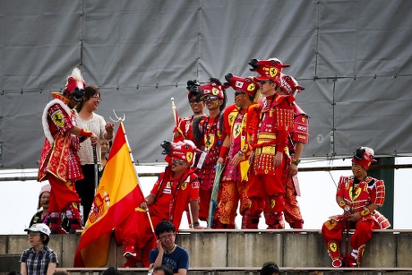 Scuderia Ferrari Team Fans Red Samurai Editorial Stock Photo - Stock ...