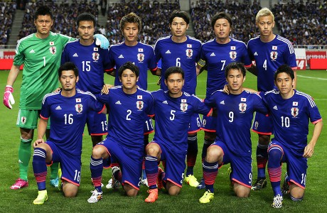 Japanese National Soccer Team Players Front Editorial Stock Photo ...
