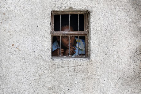 Woman Peeps Through Window See Rescue Editorial Stock Photo - Stock ...