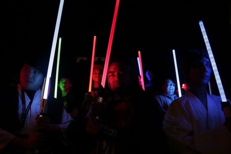 Members Star Wars Fan Club Pose Editorial Stock Photo - Stock Image ...