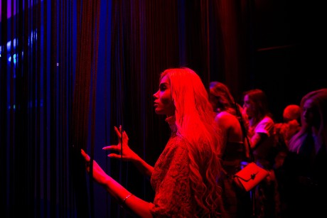 Contestants Wait Backstage During First Miss Editorial Stock Photo ...