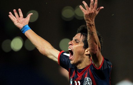Pablo Barrientos San Lorenzo Celebrates After Editorial Stock Photo ...