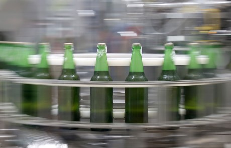 Bottles Regal Seven Beer During Production Editorial Stock Photo ...