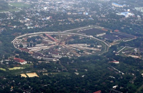 Aerial View Insein Prison Yangon 13 Editorial Stock Photo - Stock Image ...