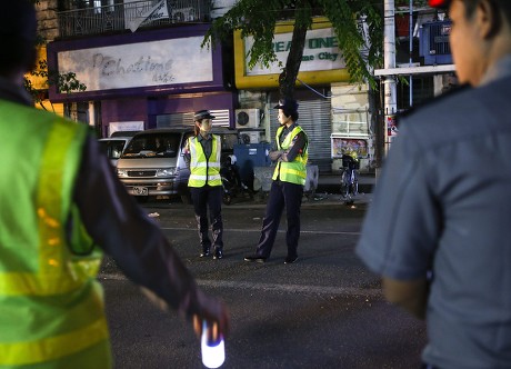 Police On Their Duty Road Check Editorial Stock Photo - Stock Image ...