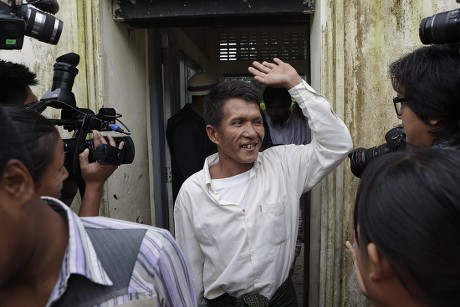 Prisoner Leaves Insein Prison Yangon Myanmar Editorial Stock Photo ...