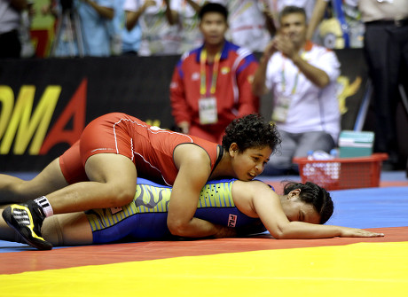 Myanmars May Thazin Phue Red Her Editorial Stock Photo - Stock Image | Shutterstock