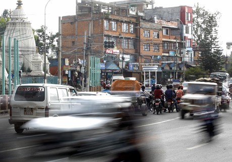 Vehicles Drive Past Out Order Traffic Editorial Stock Photo - Stock ...