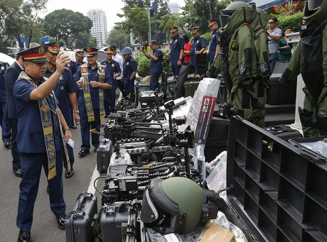 Filipino Bomb Squad Operative Shows Explosive Editorial Stock Photo ...
