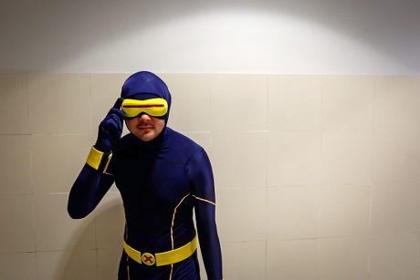 Filipino Cosplayer Dressed Cyclops Comic Book Editorial Stock Photo ...