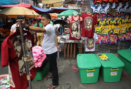 Filipino Vendor Stands Outside His Retail Editorial Stock Photo - Stock ...