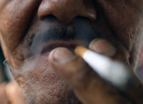 Filipino Man Smokes Cigarette Manila Philippines Editorial Stock Photo ...