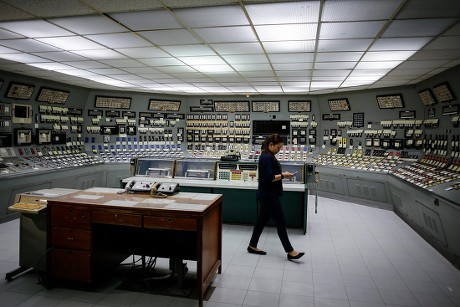 Journalist Walks Inside Control Room Bataan Editorial Stock Photo ...