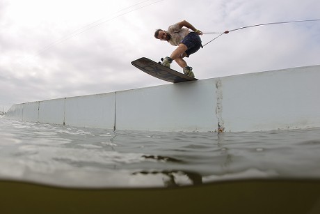 French National Sylvain Antoine Performs Rail Editorial Stock Photo ...