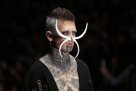 Model Presents Creation By Russian Designer Editorial Stock Photo ...