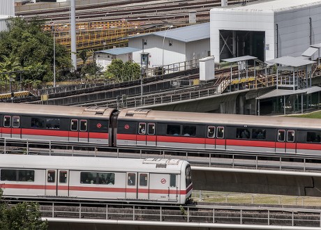 Two Passenger Trains Operated By Smrt Editorial Stock Photo - Stock ...