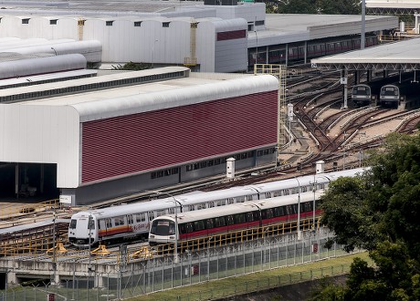 Trains Operated By Transit Operator Smrt Editorial Stock Photo - Stock ...