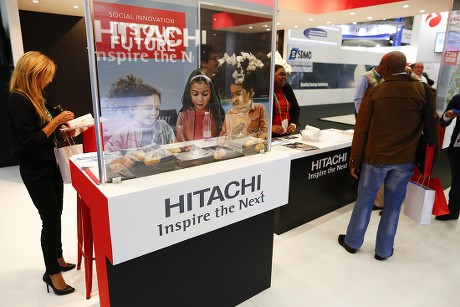 Delegates Attend Hitachi Exhibit During African Editorial Stock Photo ...