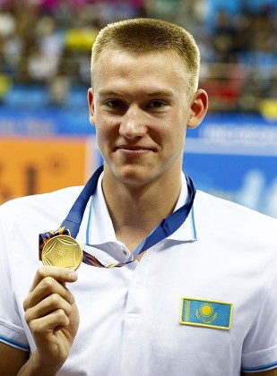Dmitriy Balandin Kazakhstan Poses His Gold Editorial Stock Photo ...
