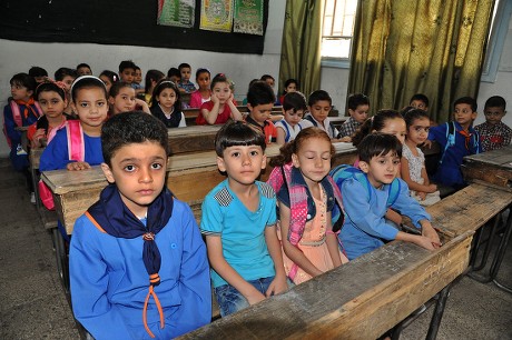 Syrian Students Sit Class Room Start Editorial Stock Photo - Stock ...