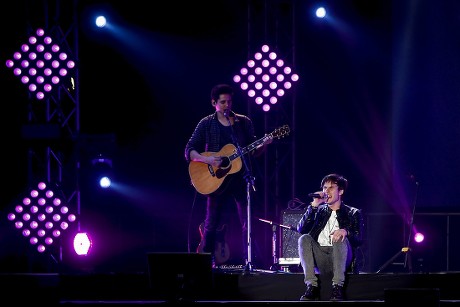 Lead Singer Spanish Pop Band Dvicio Editorial Stock Photo - Stock Image ...