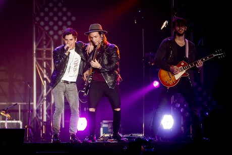Lead Singer Spanish Pop Band Dvicio Editorial Stock Photo - Stock Image ...