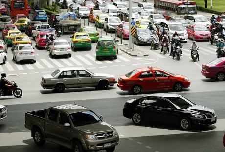 Vehicles Stuck During Traffic Jam Main Editorial Stock Photo - Stock ...