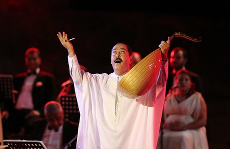 Tunisian Singer Lotfi Bouchnak Performs During Editorial Stock Photo ...