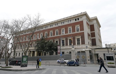 Turkish Police Guards Front German Consulate Editorial Stock Photo ...