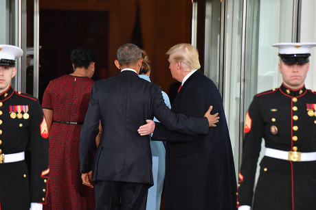 President Barack Obama C Escorts Presidentelect Editorial Stock Photo ...