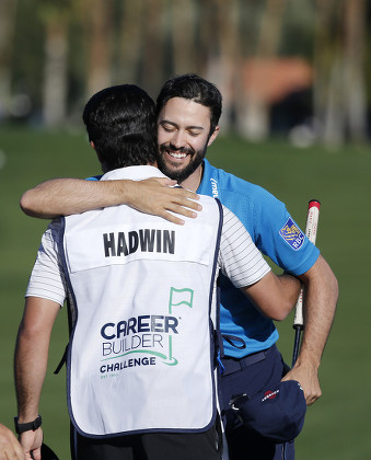 Adam Hadwin Canada Hugs His Caddie Editorial Stock Photo - Stock Image ...