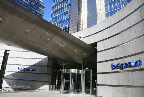 Logo Belgiums Telecom Operator Belgacom Near Editorial Stock Photo ...