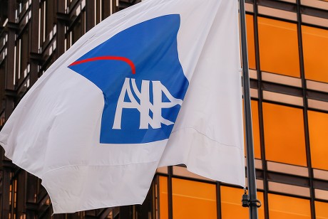 Flag Axa Bank Logo Axa Bank Editorial Stock Photo - Stock Image ...