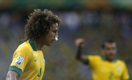 David Luiz Brazil Injured His Nose Editorial Stock Photo - Stock Image ...