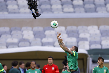 Brazilian National Soccer Team Defender Dani Editorial Stock Photo ...