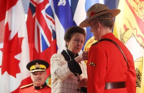 Princess Anne Pins Honour On Yvan Editorial Stock Photo - Stock Image ...