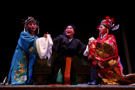 Chinese Qinqiang Opera Performers Coming Zhouzhi Editorial Stock Photo ...