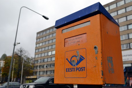 Letterbox Estonian Post Company Eesti Post Editorial Stock Photo ...