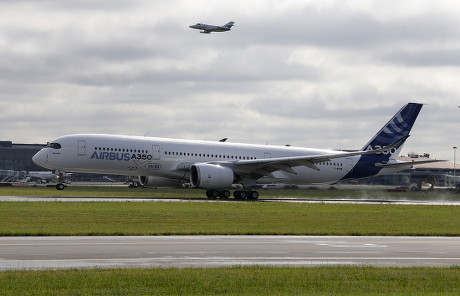 New Airbus A350 Xwb Aircraft Takes Editorial Stock Photo - Stock Image ...