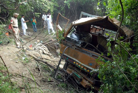 Mangled Remains Truck Seen People Watch Editorial Stock Photo - Stock ...