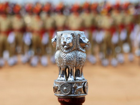 National Emblem India Four Lions Sarnath Editorial Stock Photo - Stock ...