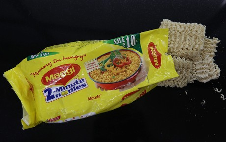 Packet Maggi Brand Noodles New Delhi Editorial Stock Photo - Stock ...