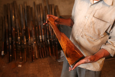 Gunsmith Stock Inside Gun Factory Bandook Editorial Stock Photo - Stock ...