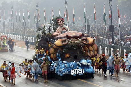 Float Indian State Goa Rolls Down Editorial Stock Photo - Stock Image ...