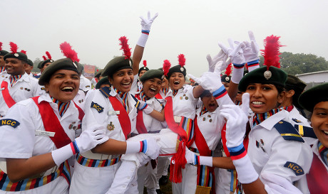 National Cadet Corps Ncc Girls Contigent Editorial Stock Photo - Stock ...