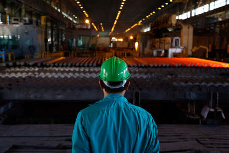 Iranian Engineer Looks Production Iran Alloy Editorial Stock Photo ...