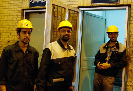 Iranian Engineer Looks Production Iran Alloy Editorial Stock Photo ...