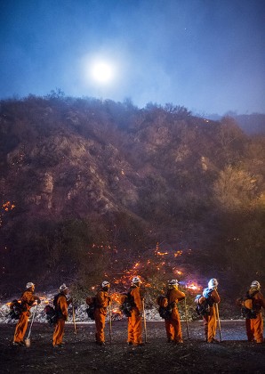 California Department Corrections Inmate Fire Crews Editorial Stock ...