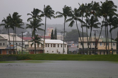Overflowing Drainage Canals Flood Bayfront Area Editorial Stock Photo ...