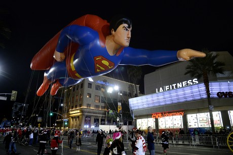 Superman Float Makes Way Down Hollywood Editorial Stock Photo - Stock ...